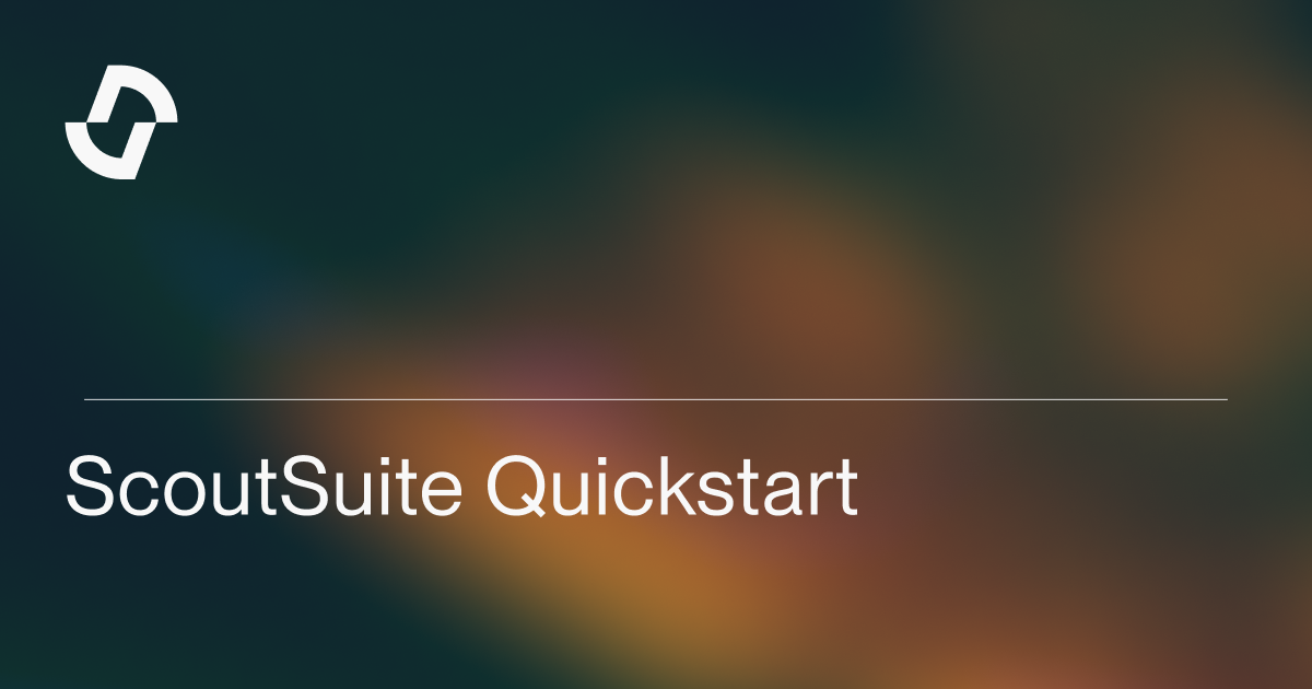 ScoutSuite Quickstart - Virtue Security