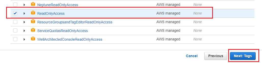 Create An Aws Read Only Access Token Virtue Security