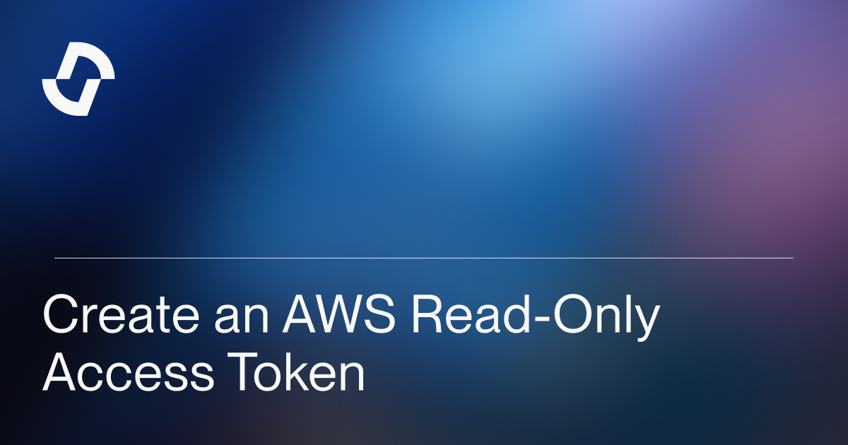 Create An Aws Read Only Access Token Virtue Security